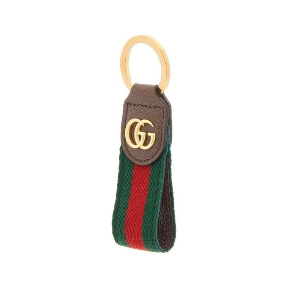 Gucci | Accessories | Gucci Ophidia Leather Keychain Brown | Poshmark
